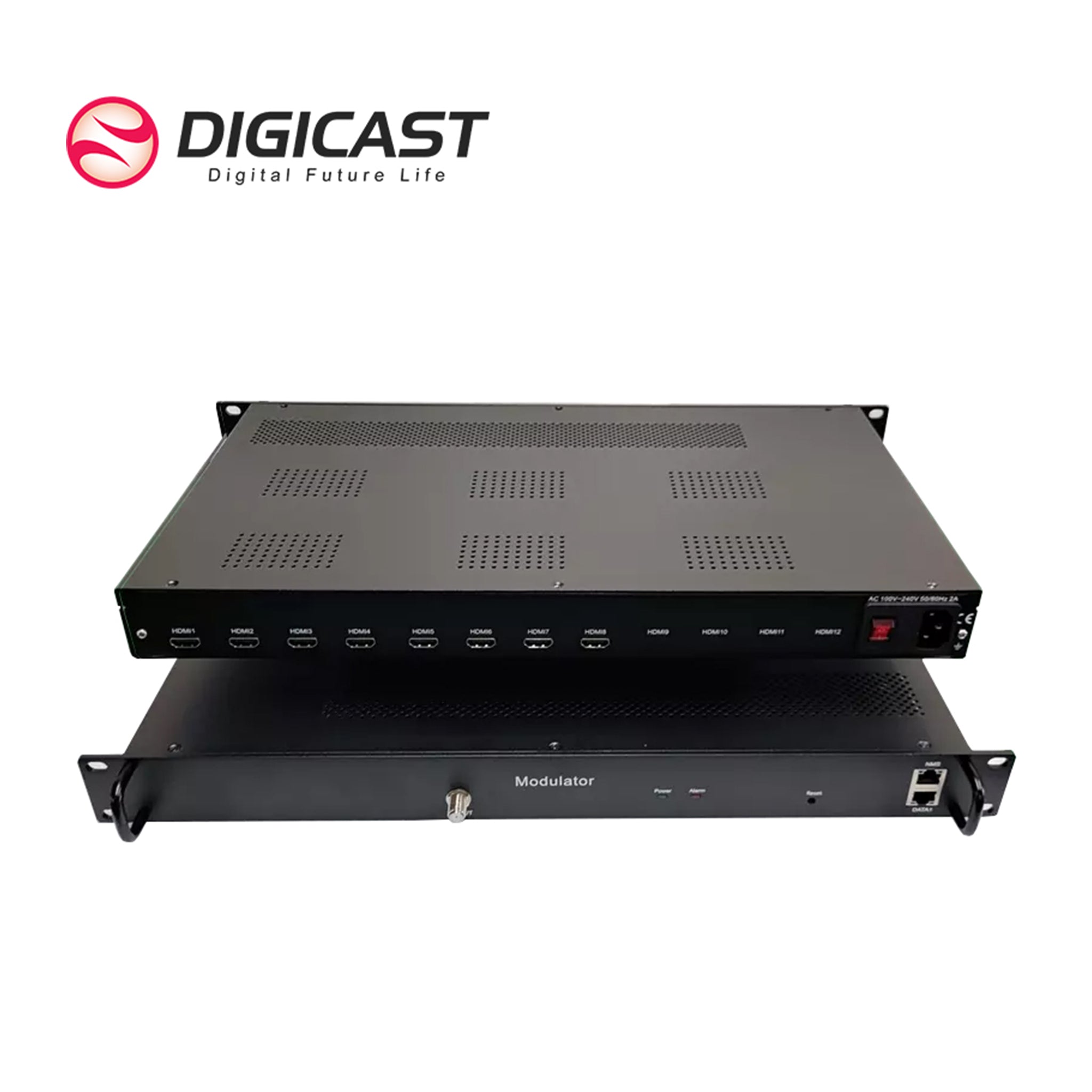 CATV Digital Equipment 8 channel RF 4 channel 4 in 1 modulator DVBT Di ...