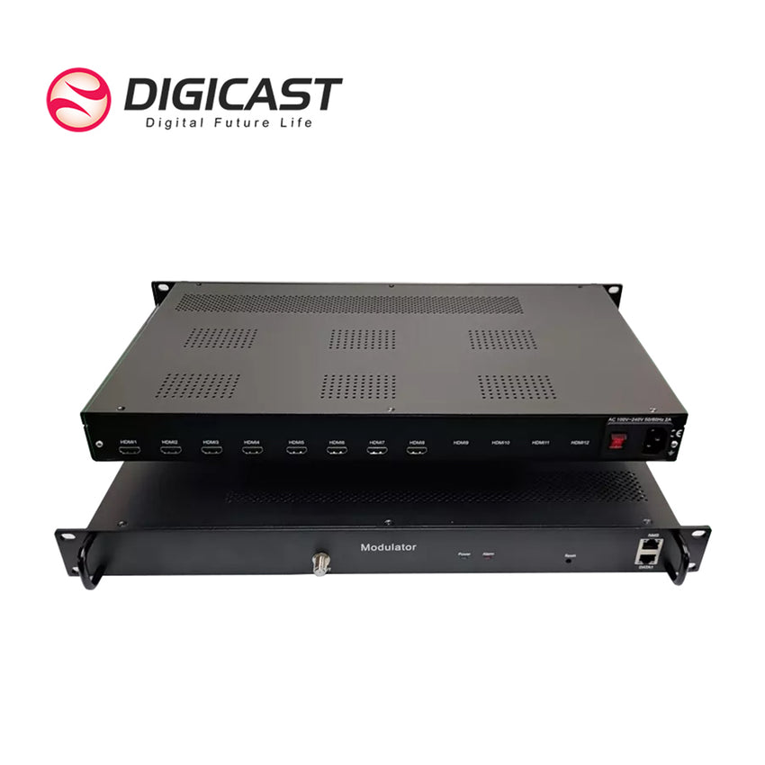 CATV Digital Equipment 8 channel RF 4 channel 4 in 1 modulator DVBT Di ...