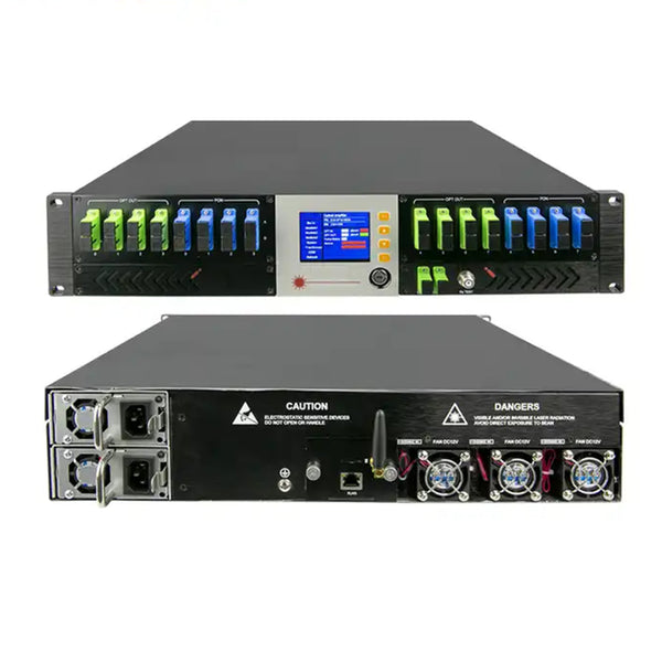 EDFA 16 32 port 19 20 21 22 23 dbm CATV WDM EDFA amplifier high power ...
